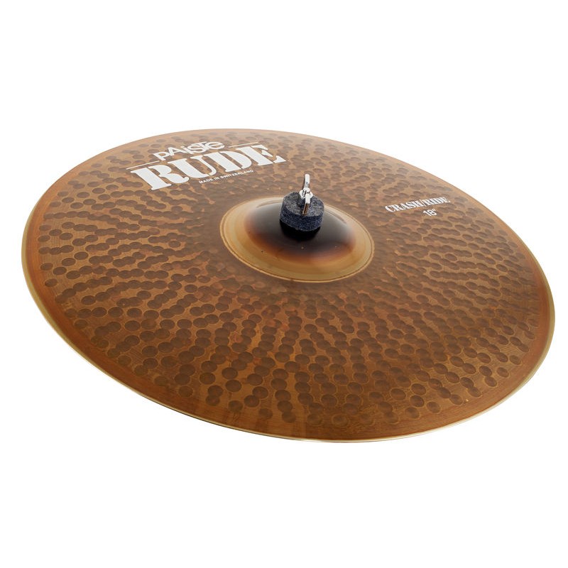 Paiste Rude Crash Ride 18 Piatto Strumenti Musicali Marino Baldacci